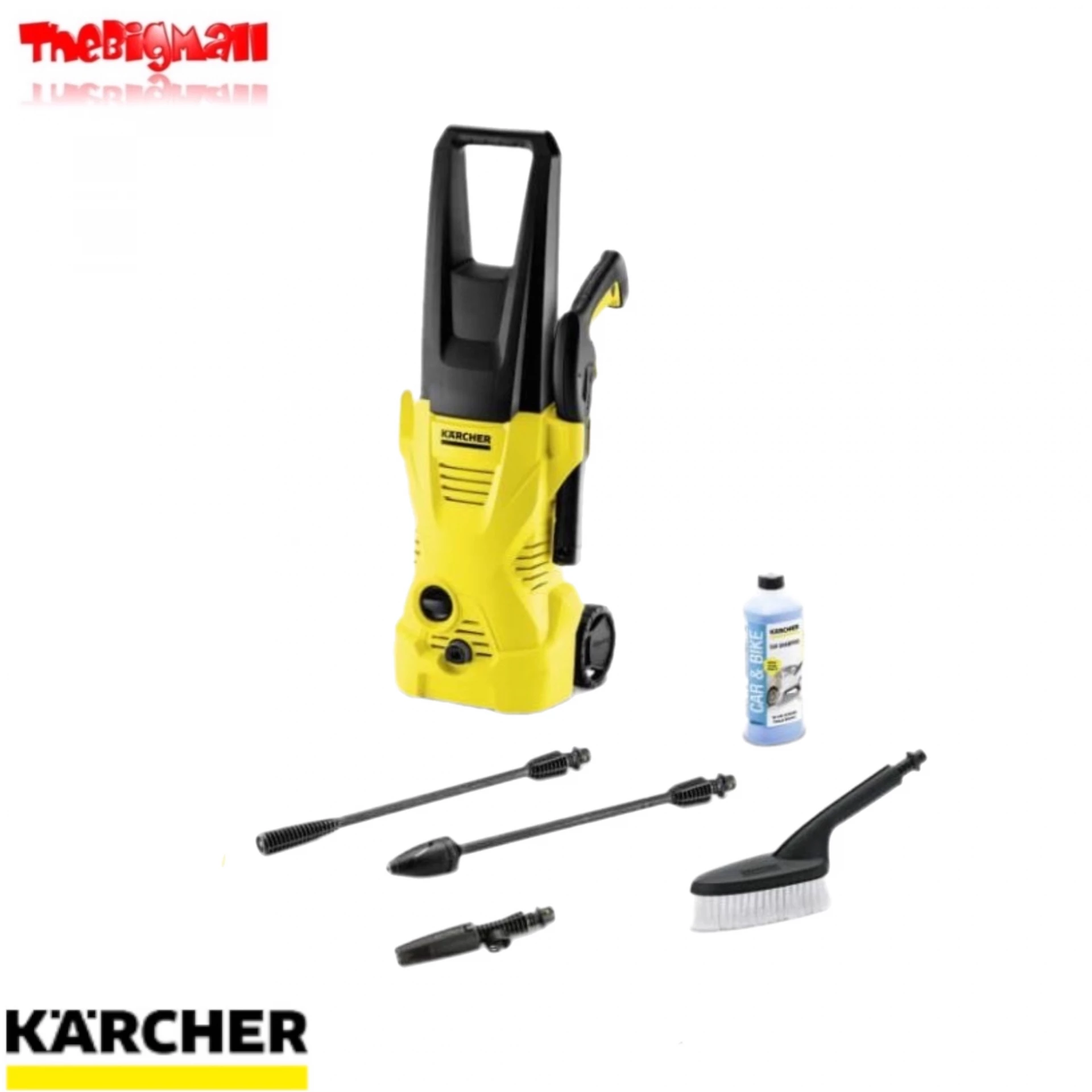 מכונת שטיפה בלחץ 110 בר דגם k2 car kit מבית קרשר Karcher יבואן רשמי