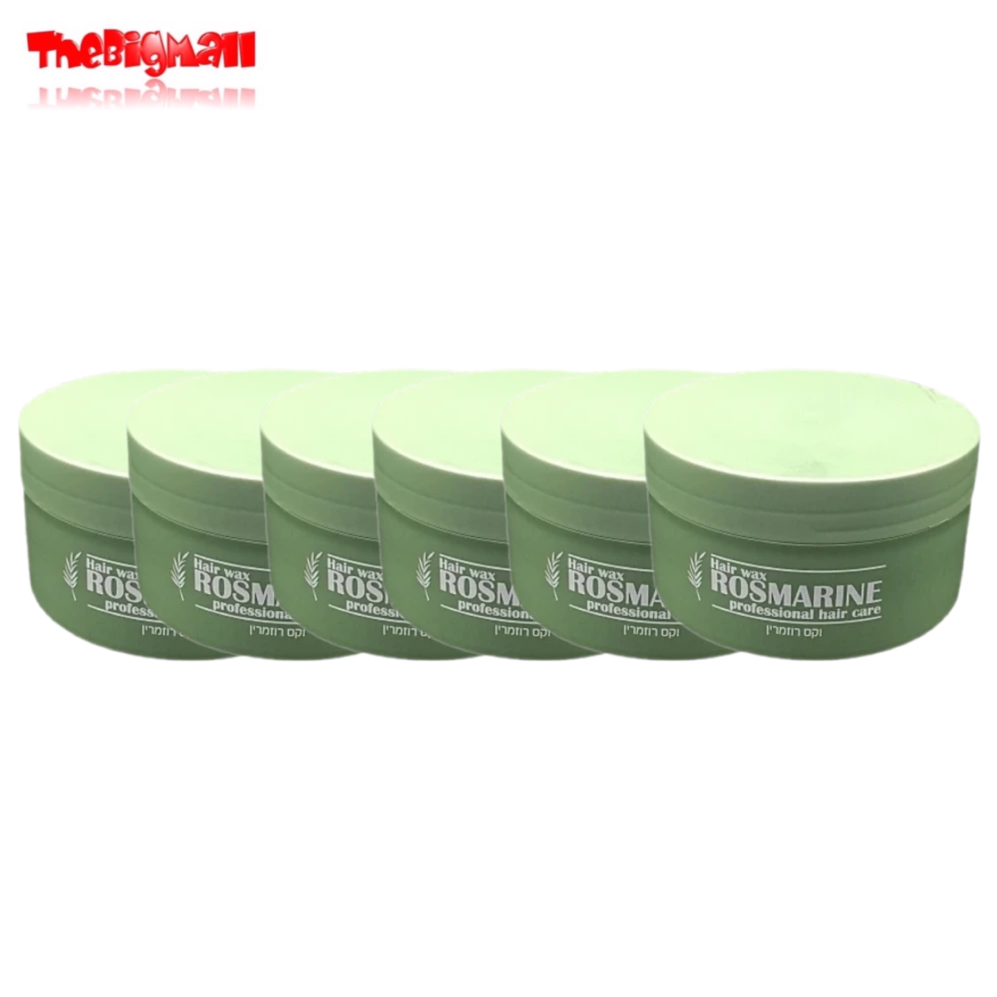 6 קופסאות וקס חזק לשיער רוזמרין ירוק Rosmarine